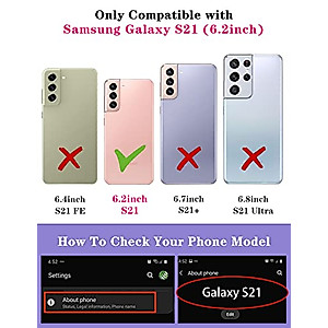 Goocrux (2in1 for Samsung Galaxy S21 Case Sun and Moon Stars for Women Girls Cute Space Phone Cover with Slide Camera Cover+Ring Holder Fashion Golden Print Design Cases for Galaxy S21 5G 6.2''