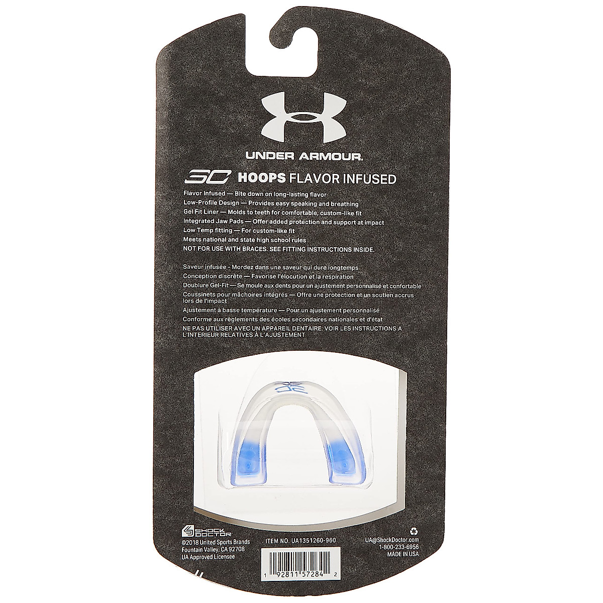 Under Armour SC Hoops Mouthguard Flavor Youth-CLR Lemonade Flavor,OSFA