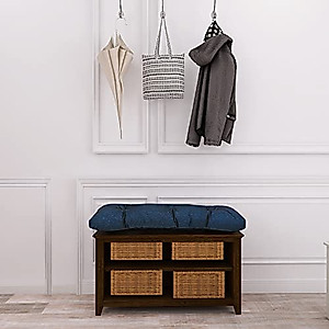 ROFIELTY Custom Outdoor/Indoor Bench Cushion,Bench Cushions_Piano Bench Cushion_Patio Furniture Cushions,Bench Cushions for Indoor/Outdoor Furniture