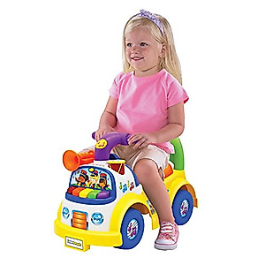 Fisher-Price Little People Music Parade Ride-On, Plays 5 Marching Tunes & Other Sounds! Perfect for Toddler Boys & Girls Ages 1, 2, & 3 Years Old - Helps Foster Motor Skills [Amazon Exclusive]