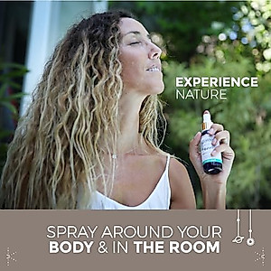 BALIPURA Pure Love Aura Spray - Organic Jasmine & Ylang Ylang Essential Oils - Attraction Mist with Quartz Crystals - Aromatherapy Room Spray for Abundance, Cleanse, and Self-Love