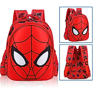 ZDKESGD School Backpack for teen boys girls 3D Comic Schoolbag Anime Cartoon Waterproof Bookbag