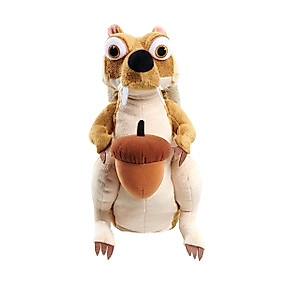 Just Play The Ice Age Adventures of Buck Wild Goin’ Nuts Scrat Feature Plush with Motion and Chirping Sound Effects, Kids Toys for Ages 3 Up, Amazon Exclusive