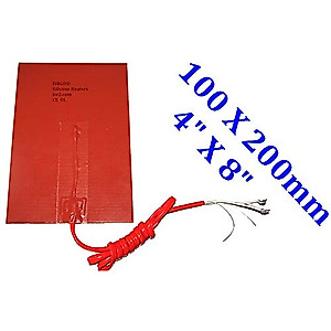 4" X 8" 100 X 200mm 12V 12W Reptile Pet Terrarium Case Egg Incubator Heater Warmer