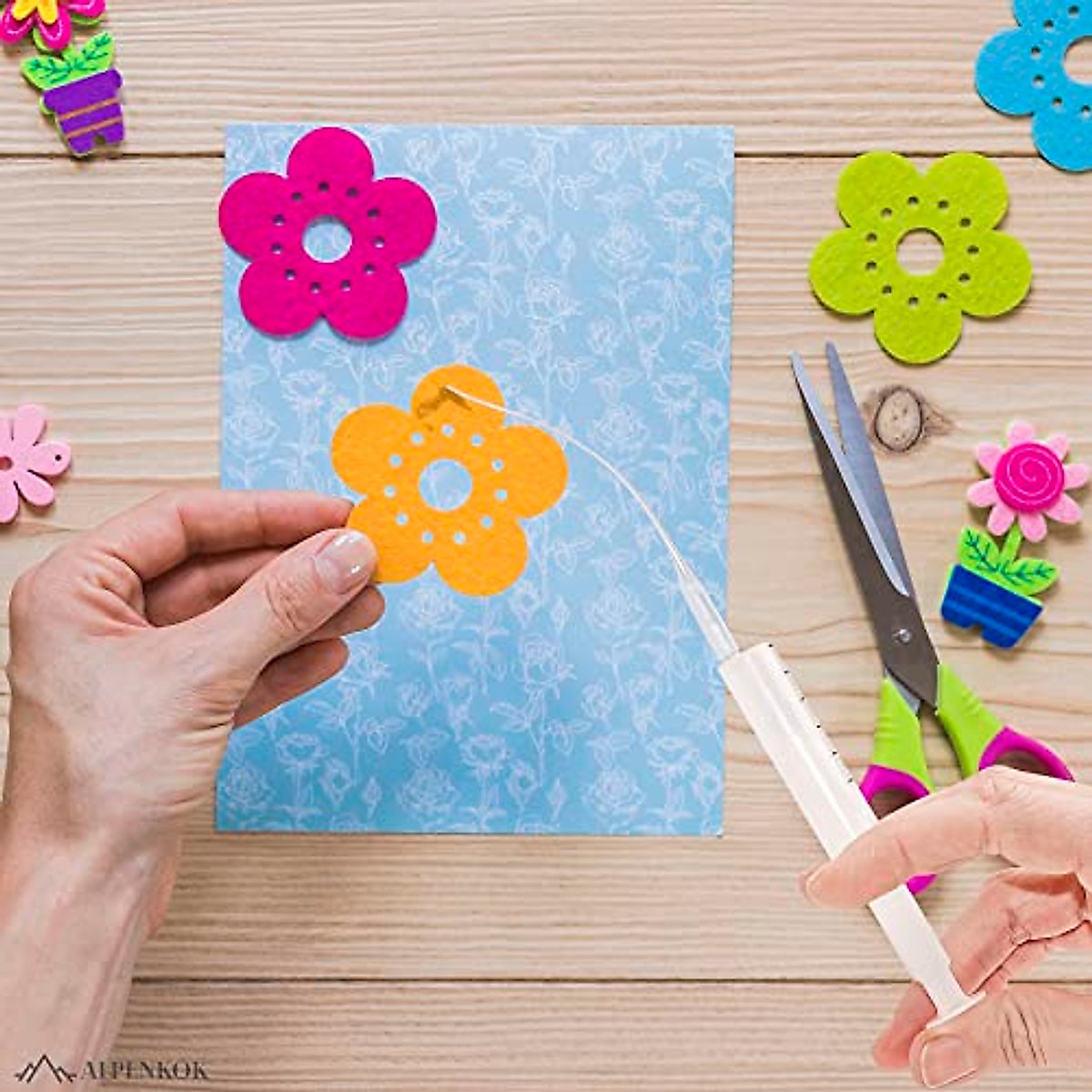 100Pcs Needle Tip Glue Bottle Applicator - Nail Tip Glue Bottles with Fine Tip Precision Tip Applicator Bottle for Hobby Glue Pen Microfine Glue Tips - Epoxy Glue Pens for Crafting Fine Tip for Glue