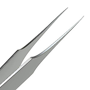 Ingrown Hair Tweezers | Pointed Tip | Precision Stainless Steel | Extra Sharp and Perfectly Aligned for Ingrown Hair Treatment & Splinter Removal For Men and Women | By Tweezees