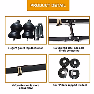 Aweather Metal Pergola Gazebo for Patio Backyard,Sun Shade Shelter for Porch Party,Garden,Grill Gazebo(Beige)