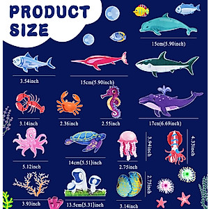 Craftstory Ocean Animals Travel Felt Board for Toddlers Preschool Learning Activities 32 Pieces Sea Sensory Board Toys for Classroom Arts and Crafts