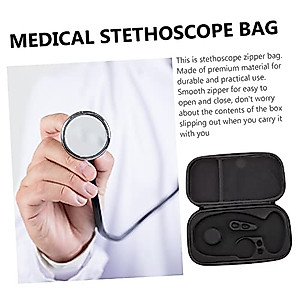 BELLIFFY 1pc Storage Bag Mini Pouch for Nurse Hard Case Accessories Galvanized Round Tray Travel Organizer Bags Carrying Bag Pink Eva