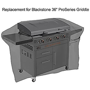 5482 Griddle Cover for Blackstone 36 inch Proseries Griddle with Hood, Heavy Duty 600D Waterproof Griddle Cover, Flat Top Grill Cover for Blackstone 36 Inch ProSeries Grill