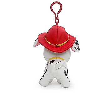 GUND Paw Patrol Marshall Backpack Clip Plush Stuffed Animal Dog, Red, 4"