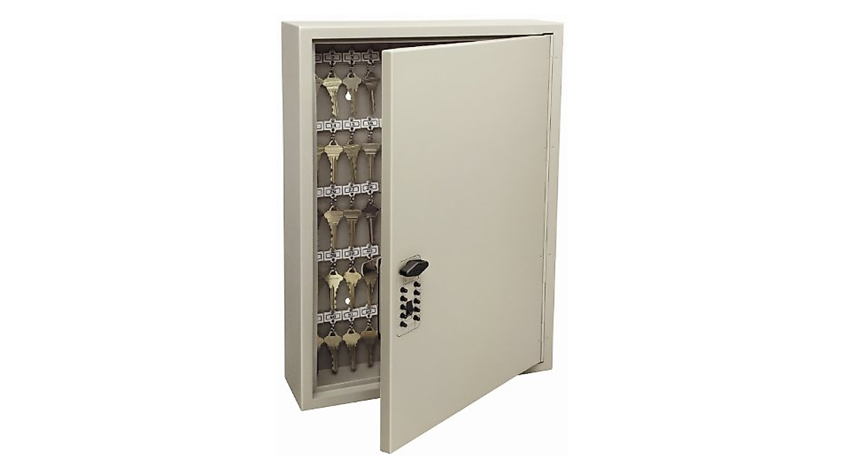 Secure Kidde Key Locker - Holds 60 Keys in Clay | Easy Access