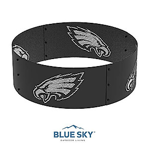 Blue Sky Outdoor Living FR361208-STEELERS Round Ring Fire Pit, Steelers