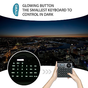 PTZ Keyboard,LEFTEK Analog Camera RS485 Controller Mini PTZ Jorystick with LCD Screen Display Menu