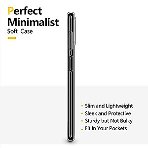 for Moto G Stylus 2021 Clear Case Soft Skin Slim Thin Flexible TPU Scratch Resistant Silicone Gel Shockproof Protective Cases Cover for Motorola G Stylus 2021