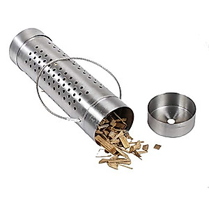 Ignite Chip Tube Smoker 9" - Transform Your Home Grill Into A Smoker - Works with Pellets and Wood Chips - Sturdy Reliable Design