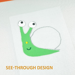 Applique Fusing Mat,14" x 18"Applique Pressing Sheet with See-Through Design for Arts Crafts Creation,Silicone Mat for Applique,Including Bonus Teflon Coated Pressing Sheet and Silicone Iron Rest Pad