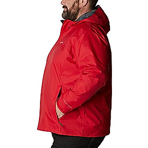Columbia Men's Watertight II Jacket, Mountain Red, Large