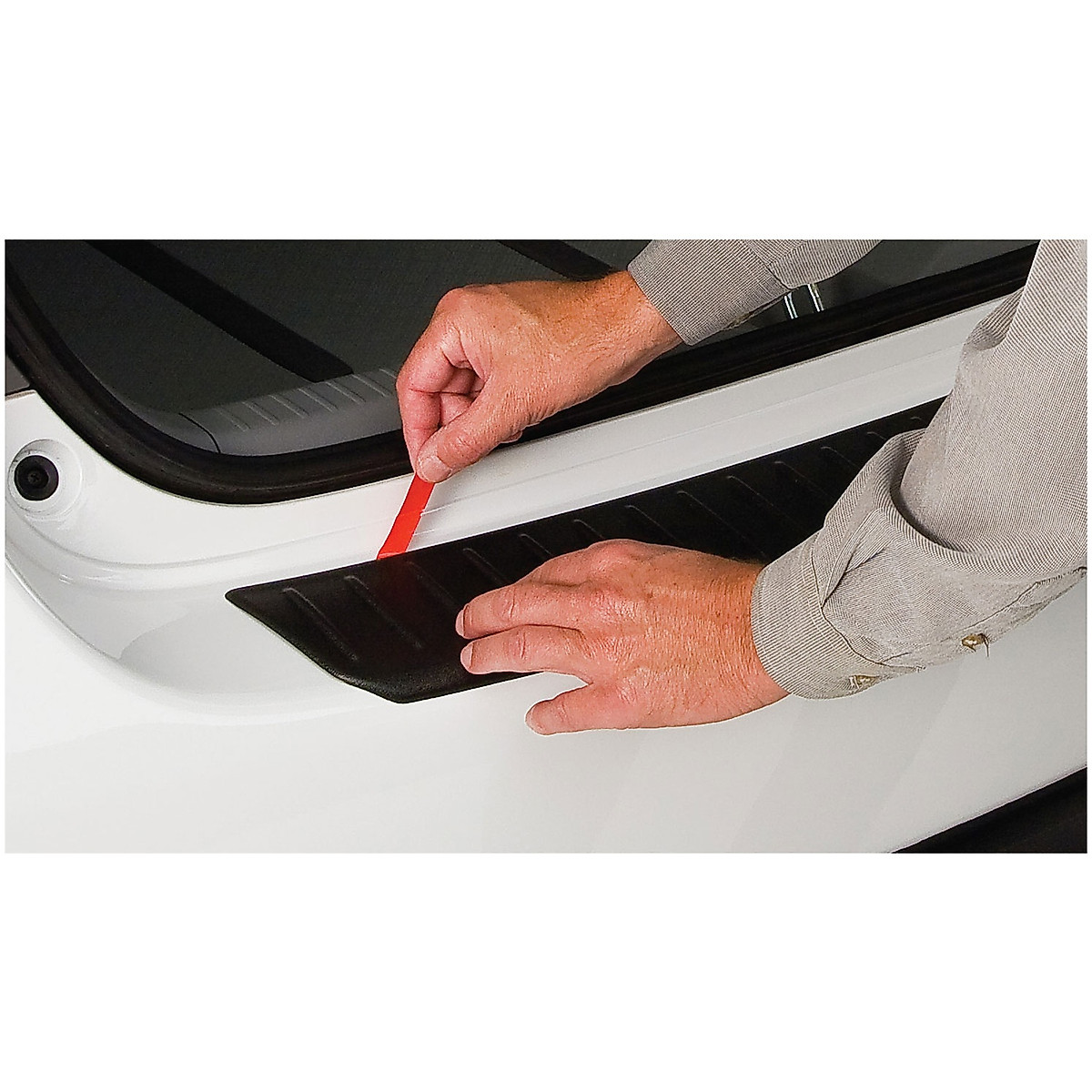 Auto Ventshade [AVS] Bumper Protection - Smoke Color | 34002 | Fits 2007 - 2008 Toyota Yaris Hatchback