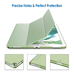 JETech Case for iPad Pro 12.9 Inch (1st and 2nd Generation, 2015 and 2017 Model), Auto Wake/Sleep (Matcha Green)