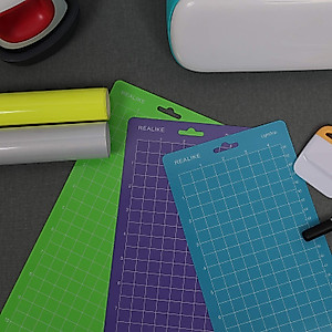 REALIKE Cutting Mat for Cricut Joy(4.5x12 inch,StandardGrip, LightGrip, StrongGrip 3Mats),Durable Adhesive Cutting mats for Cricut Joy Accessories