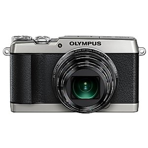Olympus SH-1 16 MP Digital Camera (Silver) - International Version (No Warranty)