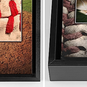 Personal-Prints ANTLER Personalized Name Art | Any Name Spelled with Antlers | Gift for the Lodge, cabin, man cave, or Lodge Décor (16"x32" Float Framed Canvas)