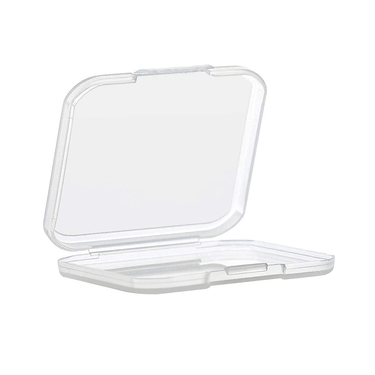 Loud Lock Plastic Shatter Container (7.5mm, 100 Count) - Multipurpose Ultra Slim Pocket Case - Plastic Containers- Clear Containers - Bulk Containers