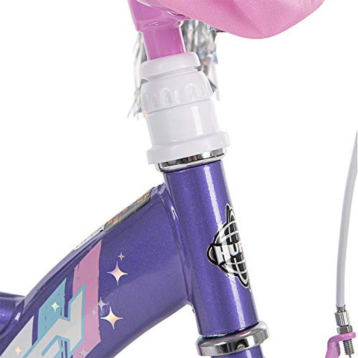 Huffy Kid Bike Quick Connect Assembly Glimmer 16 inch, Purple