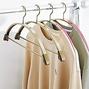 EYHLKM Home Hanger Sweater Hanger Anti-Deformation Hanger Non-Slip Seamless Aluminum Alloy Hanger