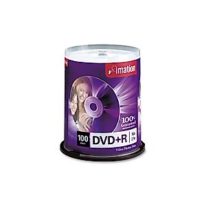 Imation 66000110313 16x DVD+R 4.7GB 100 Pack Spindle
