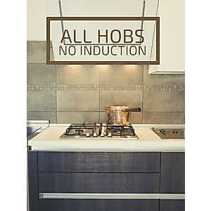 CREARTISTIC Made in Italy - Red Copper Pot For Polenta – 10.6 Inch - 4.8 Qt – For 6 People – Long Wood Handle – Pure Copper Pan – Italian CookWare – Hammered Copper – Copper chef – Copper Pots