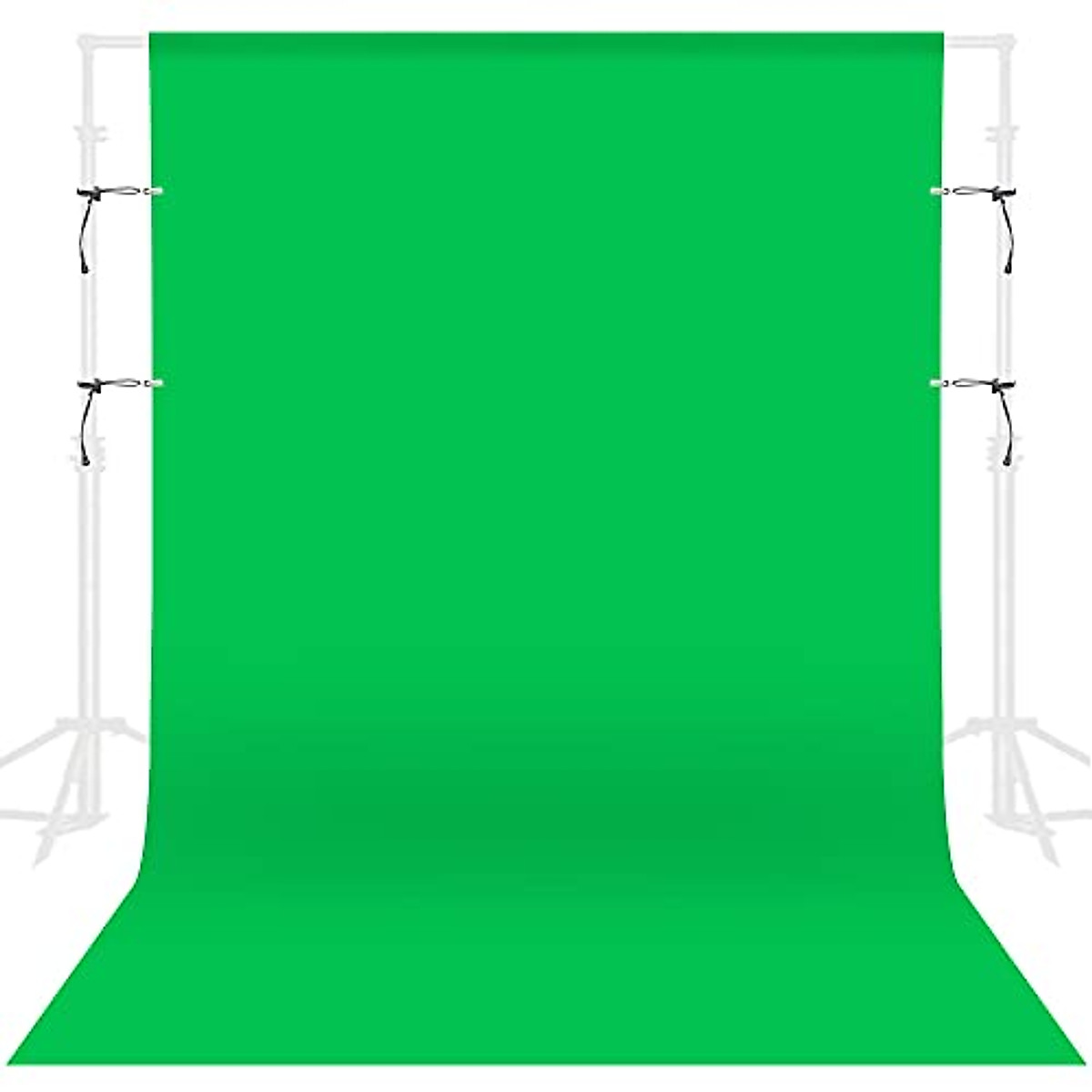 GFCC Green Screen Backdrop Background - 7x10FT Photography Backdrop Photo Background Screen for Video Recording Greenscreen Picture Photoshoot