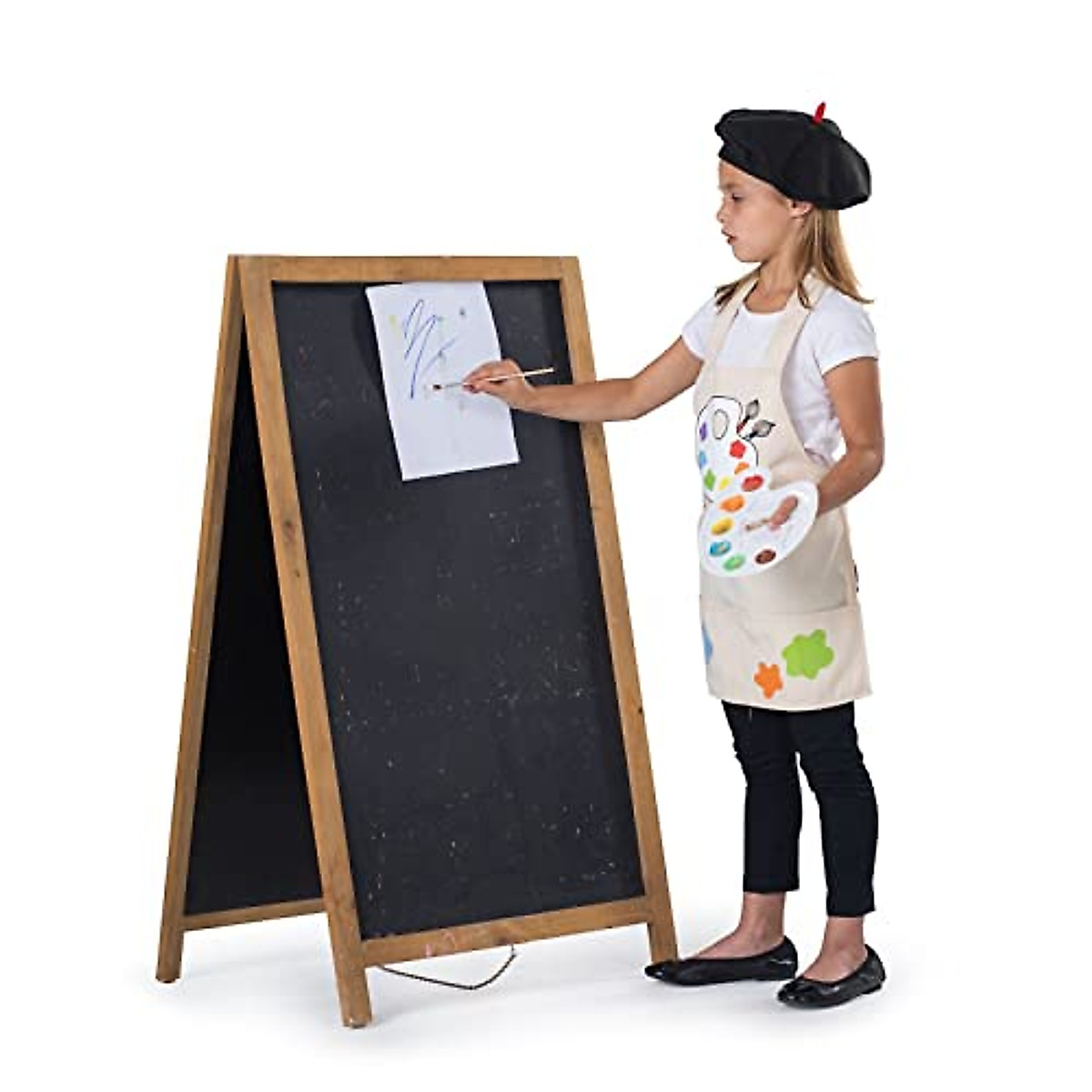 Dress Up America Artist Costume for Kids – Painter Dress-Up with Beret