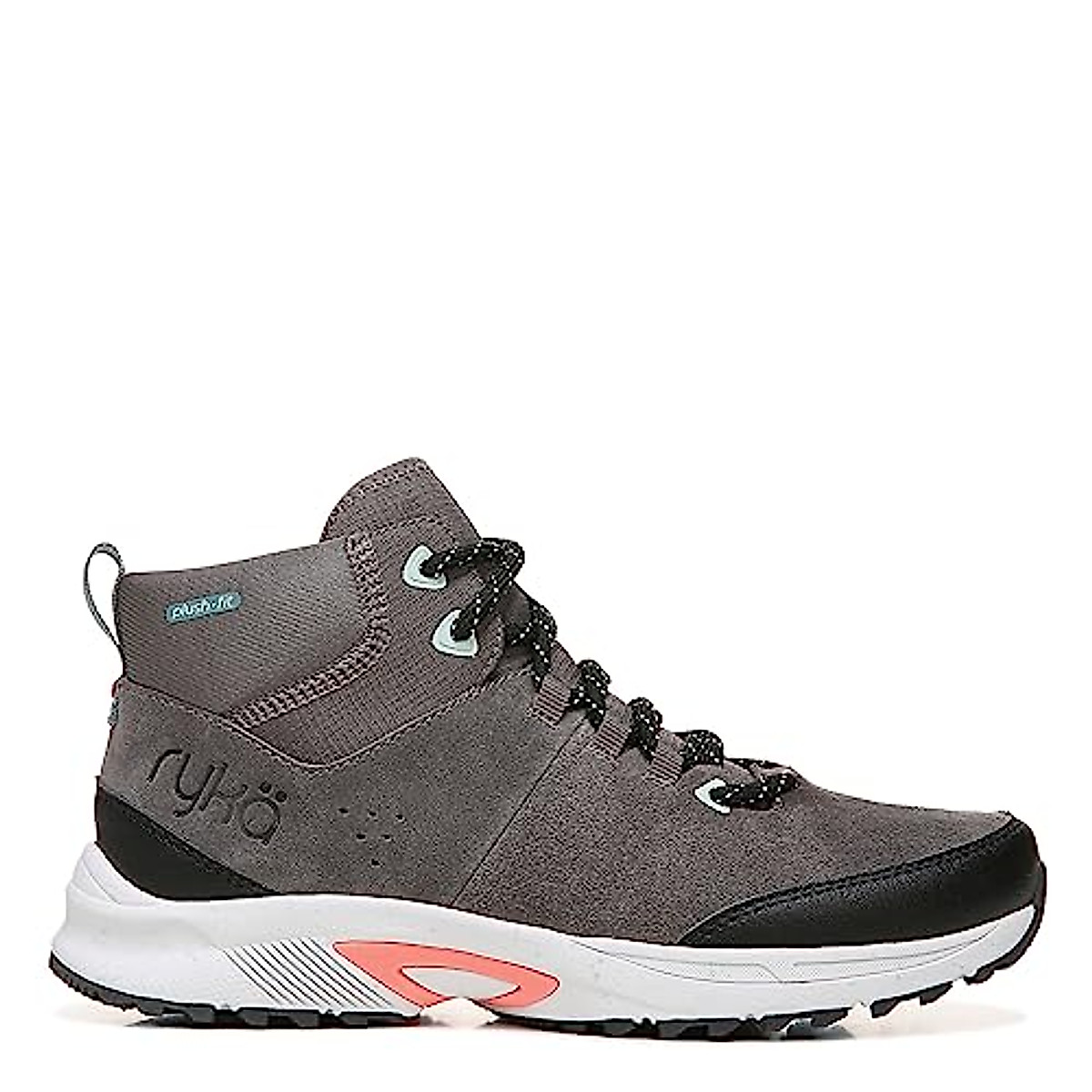 Ryka Women's Summit Mid Hiking Boot Black/Grey 10 M