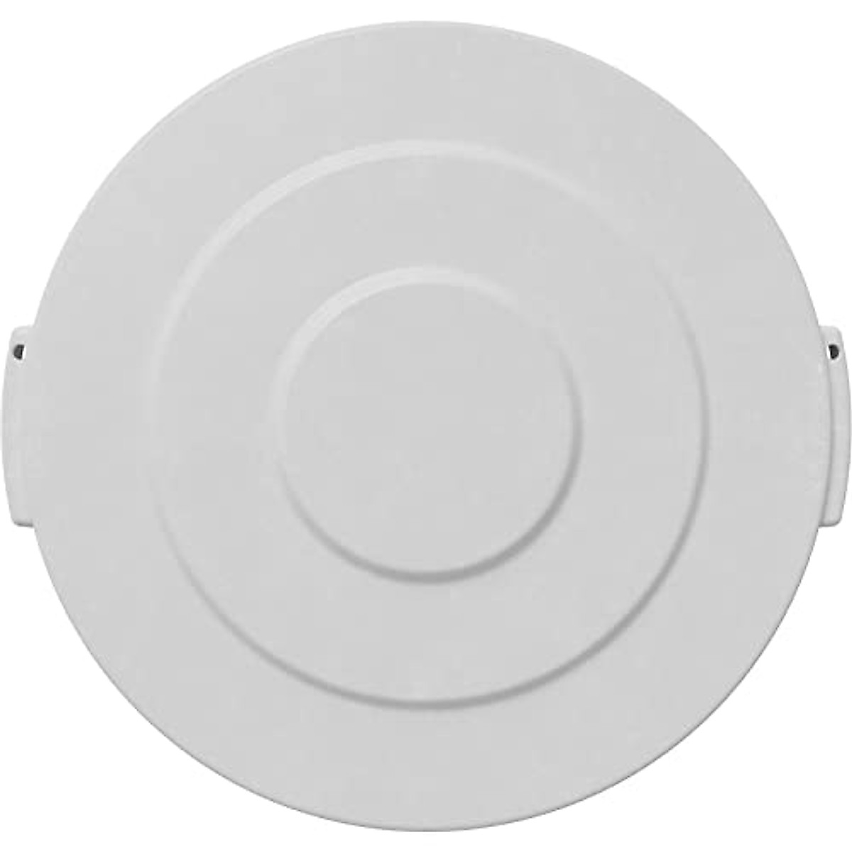 Bronco™ Round Waste Bin Trash Container Lid 20 Gallon - White