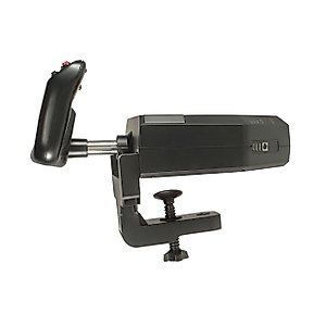 Logitech G PRO Flight Yoke System, Professional Simulation Yoke and Throttle Quadrant, 3 Modes, 75 Programmable Controls, Configurable Throttle Knobs, Steel Shaft, USB, PC - Black (Renewed)