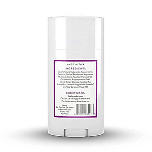Native Deodorant | Natural Deodorant for Women and Men, Aluminum Free with Baking Soda, Probiotics, Coconut Oil and Shea Butter | Lavender & Rose