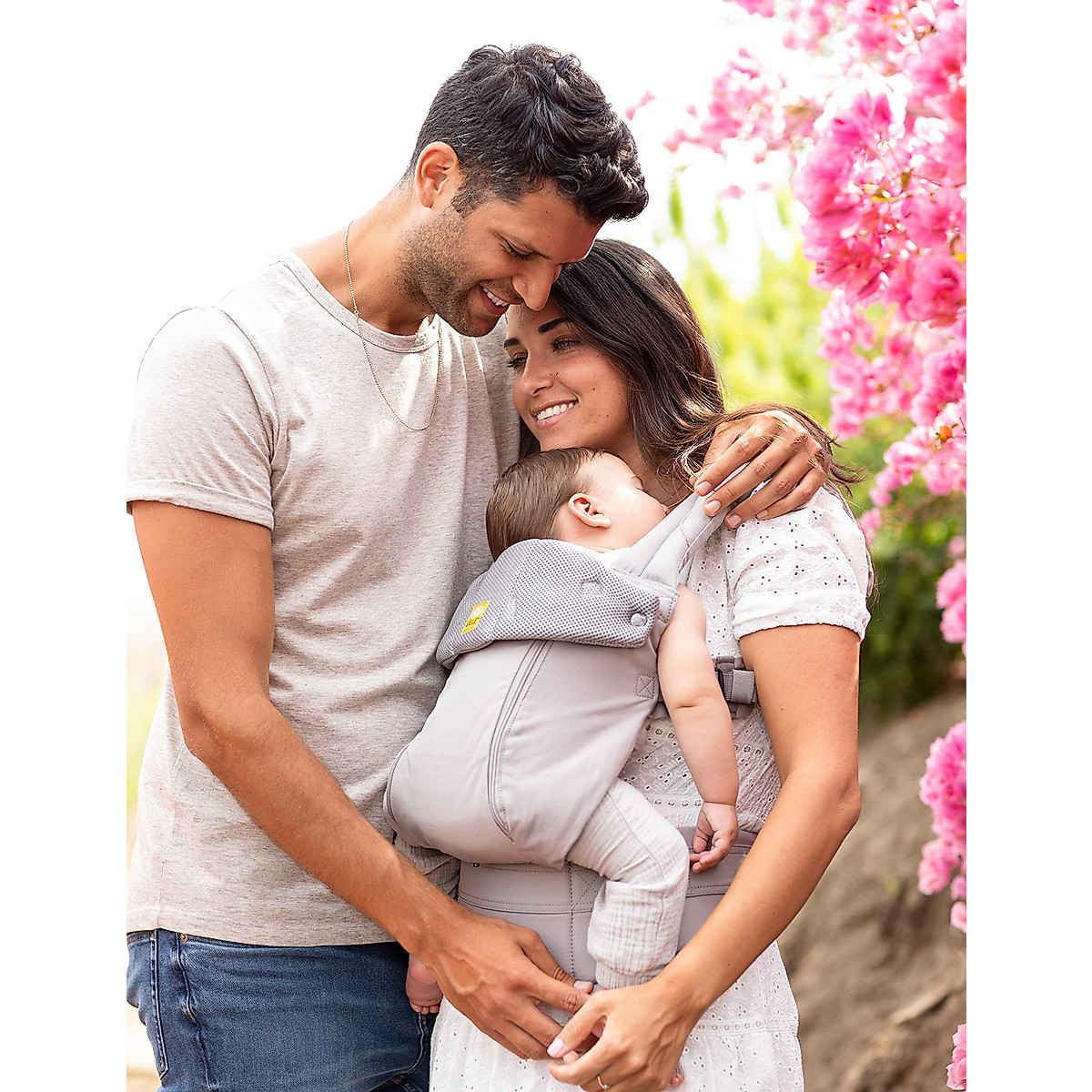 LÍLLÉbaby Complete All Seasons Ergonomic 6-in-1 Baby Carrier Newborn to Toddler - with Lumbar Support - for Children 7-45 Pounds - 360 Degree Baby Wearing - Inward & Outward Facing - Stone