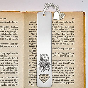 Owl Funny Bookmarks,Bookmark Tassels for Women, Book Lover, Bookworm, Graduation, Teens, Kid, Daughter, Son, Teacher, Book Accessories, Reading Gifts, Book Gifts-WB43