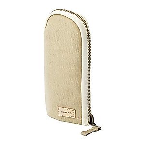 Lihit Lab A7903-16 HINEMO Stand Pen Pouch, Large, Beige
