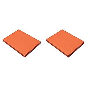 Prang (Formerly SunWorks) Construction Paper, Orange, 9" x 12", 100 Sheets (Pack of 2)