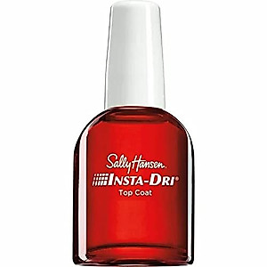 Sally Hansen Insta-Dri®, Clear Top Coat, Quick Dry, Long Lasting, Streak-Free Shine, Clear Nail Polish