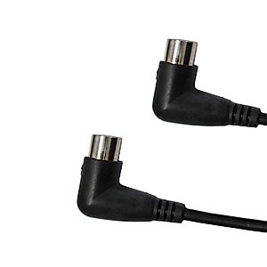 Audio2000's 10ft. Right Angle 5pin Din Midi Cable with Double Shielded - Adc2052