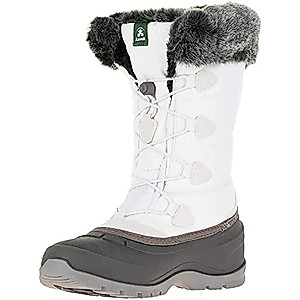 Kamik Women's MOMENTUM2 Snow Boot, white, 8 Medium US