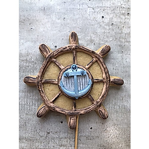 LILIAO Nautical Cookie Cutter Set - 4 Piece - Anchor, Sailboat, Rudder and Dolphin Biscuit Fondant Cutters - Stainless Steel