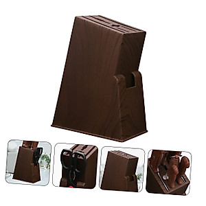 HONMEET 1pc Knife Holder Utensils Utensil Holder Drawer Desktop Drawer Plastic Storage Rack Sharpening Holder Cutlery Block Holder Kitchenware Storage Rack Household Cutter Rack Shelf