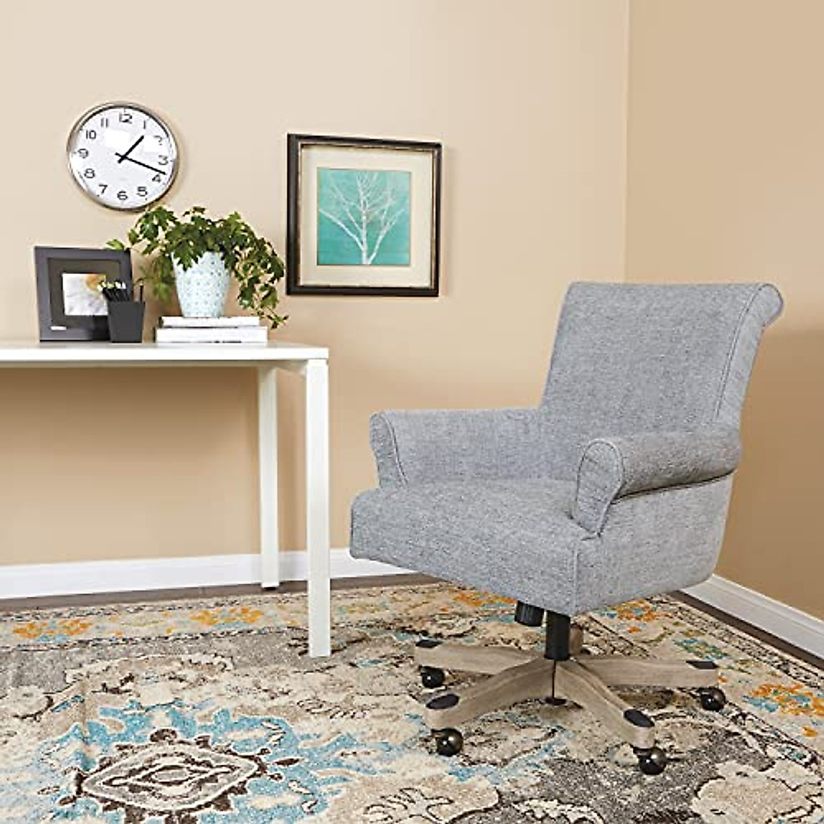 OSP Home Furnishings Megan Office Chair, Olive