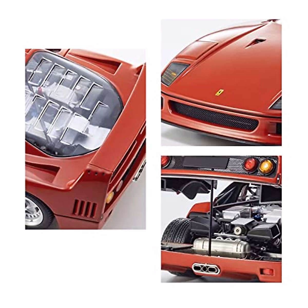 Classic Static Scale Models for Ferrari F40 1:18 Alloy Car Model Scale Vehicle Toy Souvenir Decoration Collection Adult Gift Non RC Toys