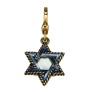 Jay Strongwater Charm Star of David Isaak Swarovski